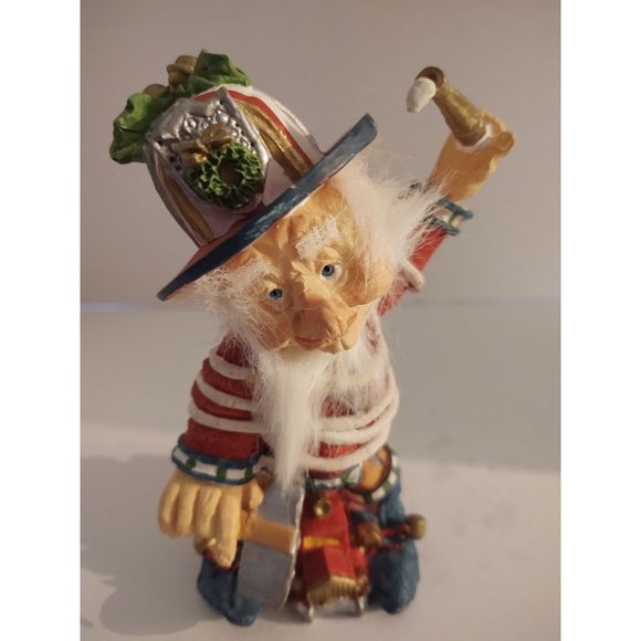 Enesco | Accents | Enesco Christmas Flint Elf Fire Truck 994 The ...